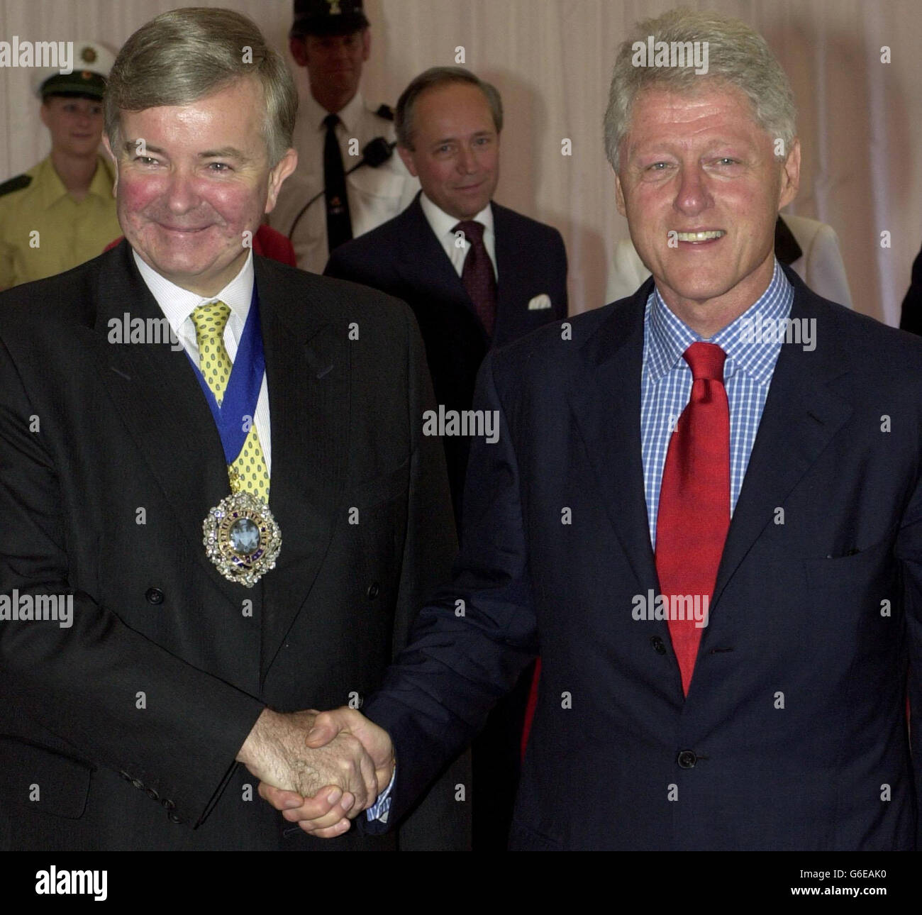 Clinton & Arthur - Progressive Governance Dinner Stock Photo - Alamy