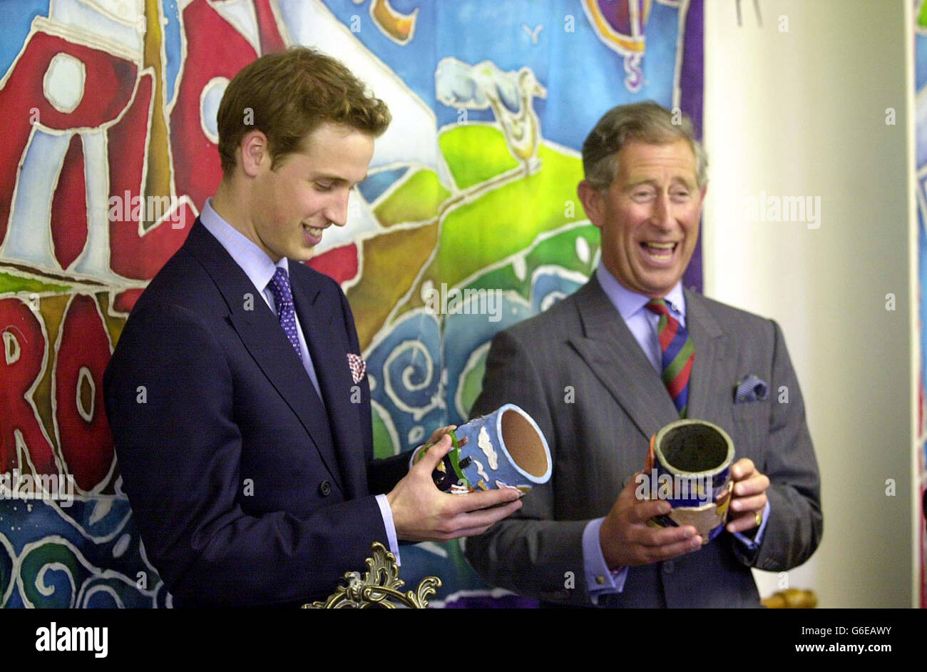 Prince Charles and Prince William Stock Photo - Alamy