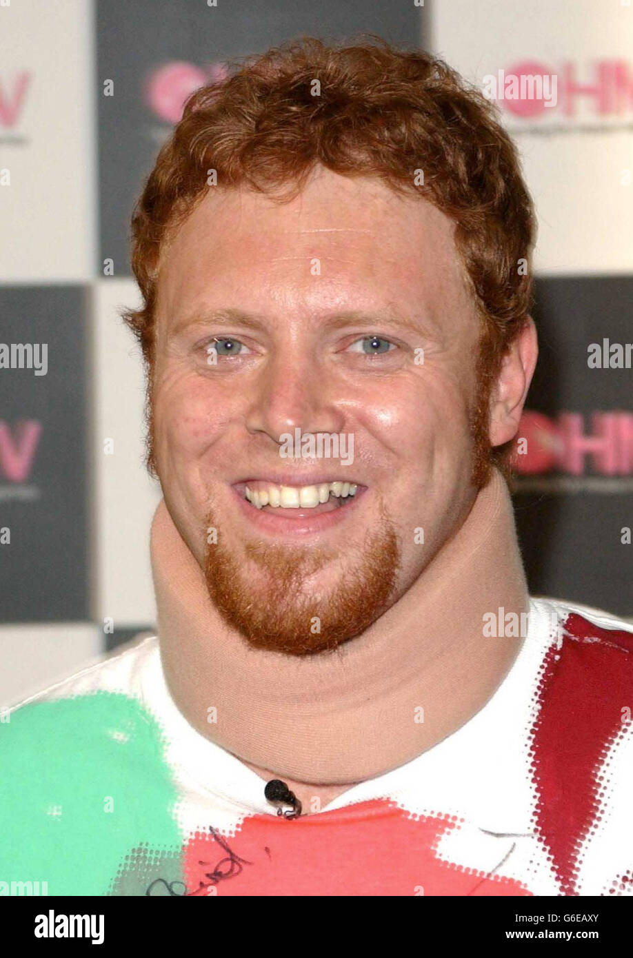 Comedian Avid Merrion poses for photographers during a video and DVD ...