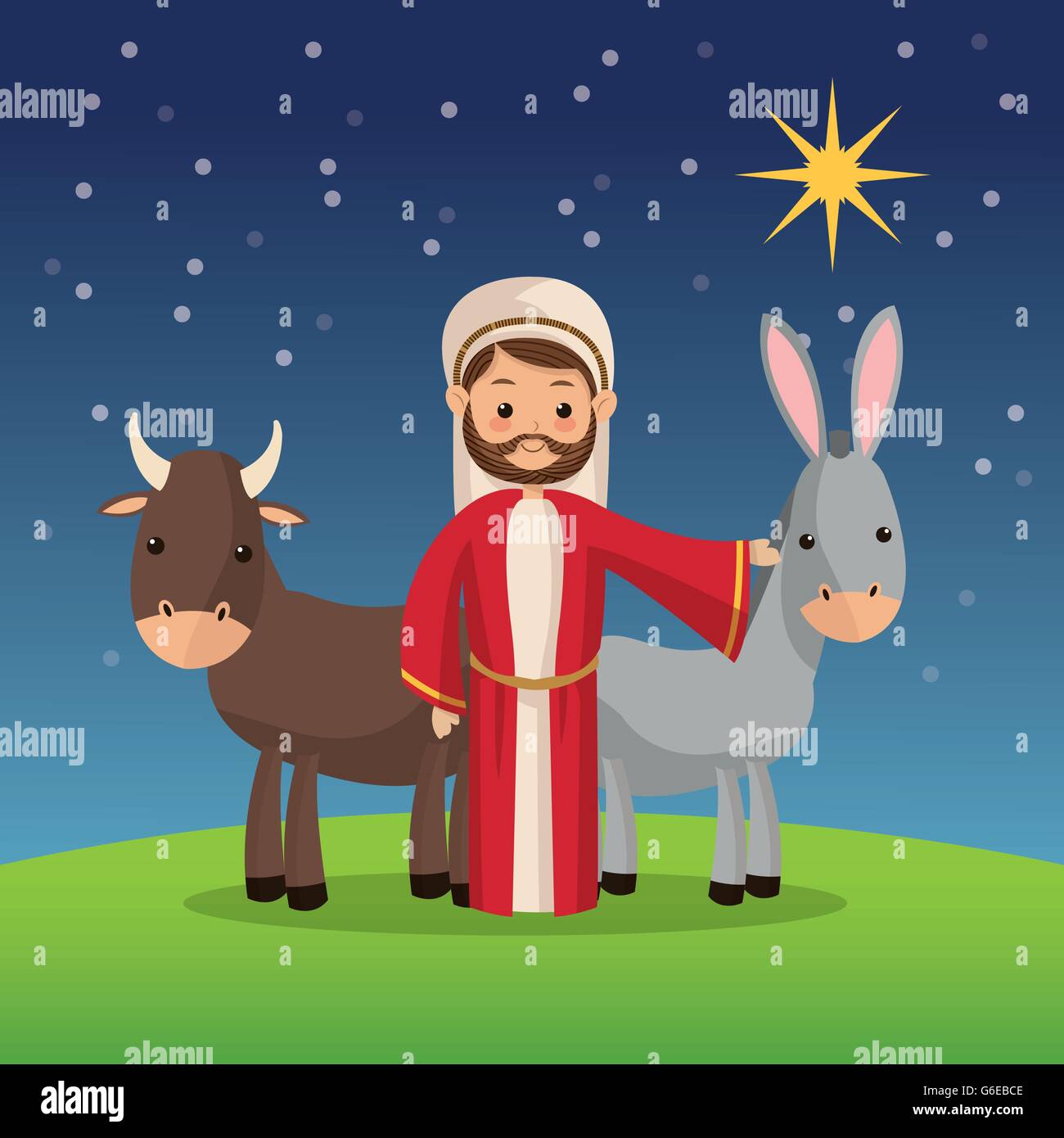 Prayer animals Stock Vector Images - Alamy