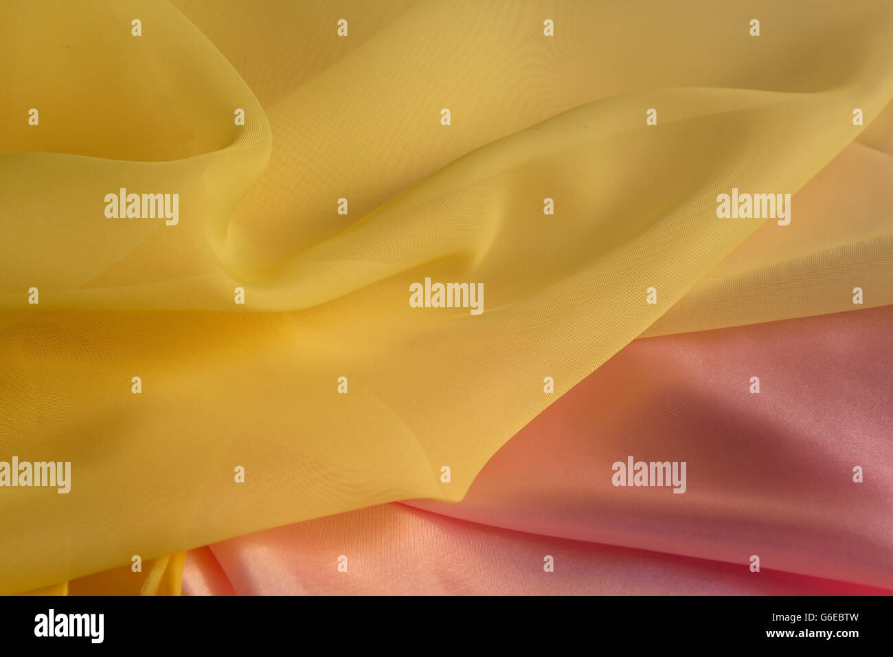 Soft yellow fabric hi-res stock photography and images - Alamy