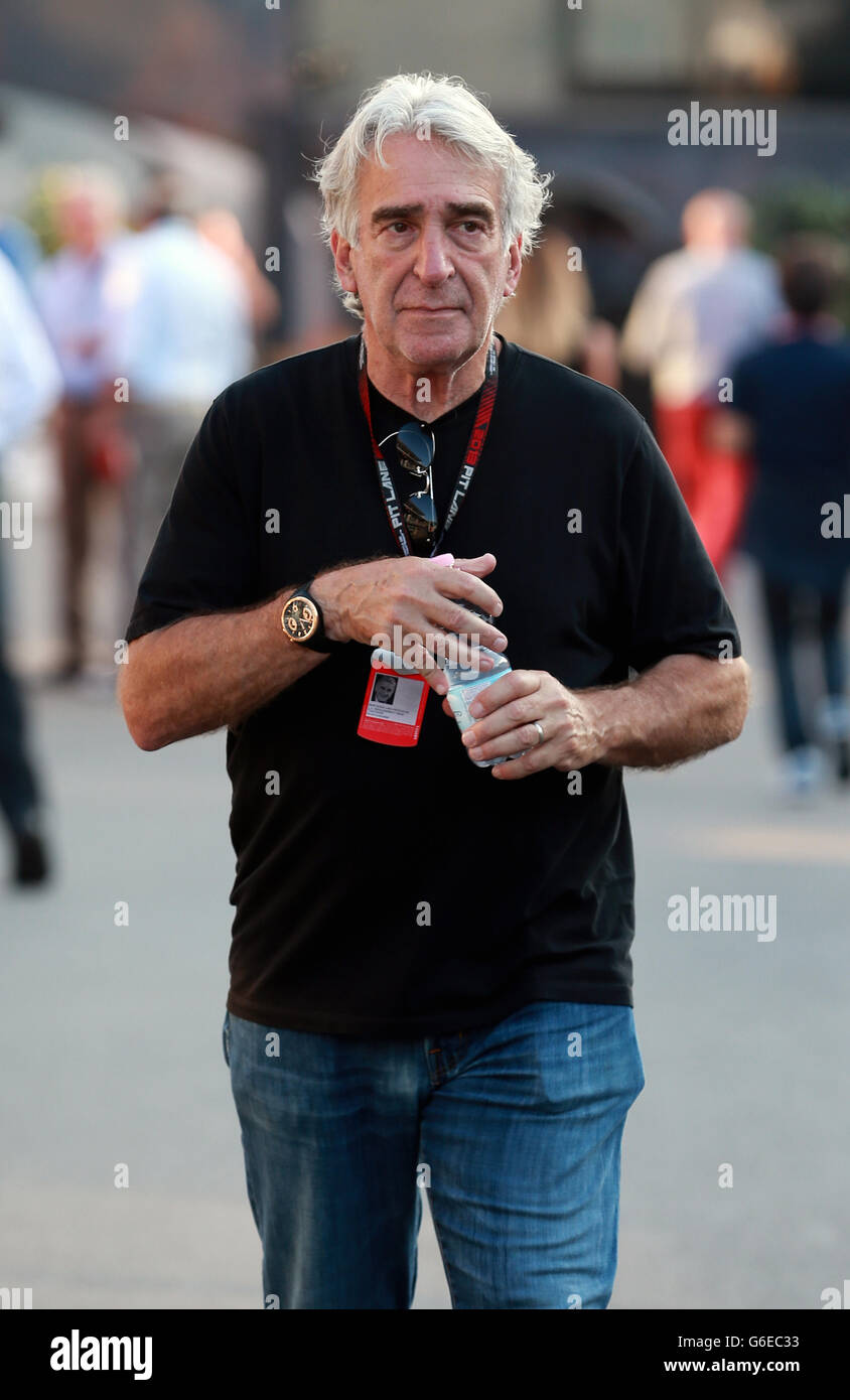 Lewis Hamilton's manager Tom Shine during qualifying day for the 2013 ...