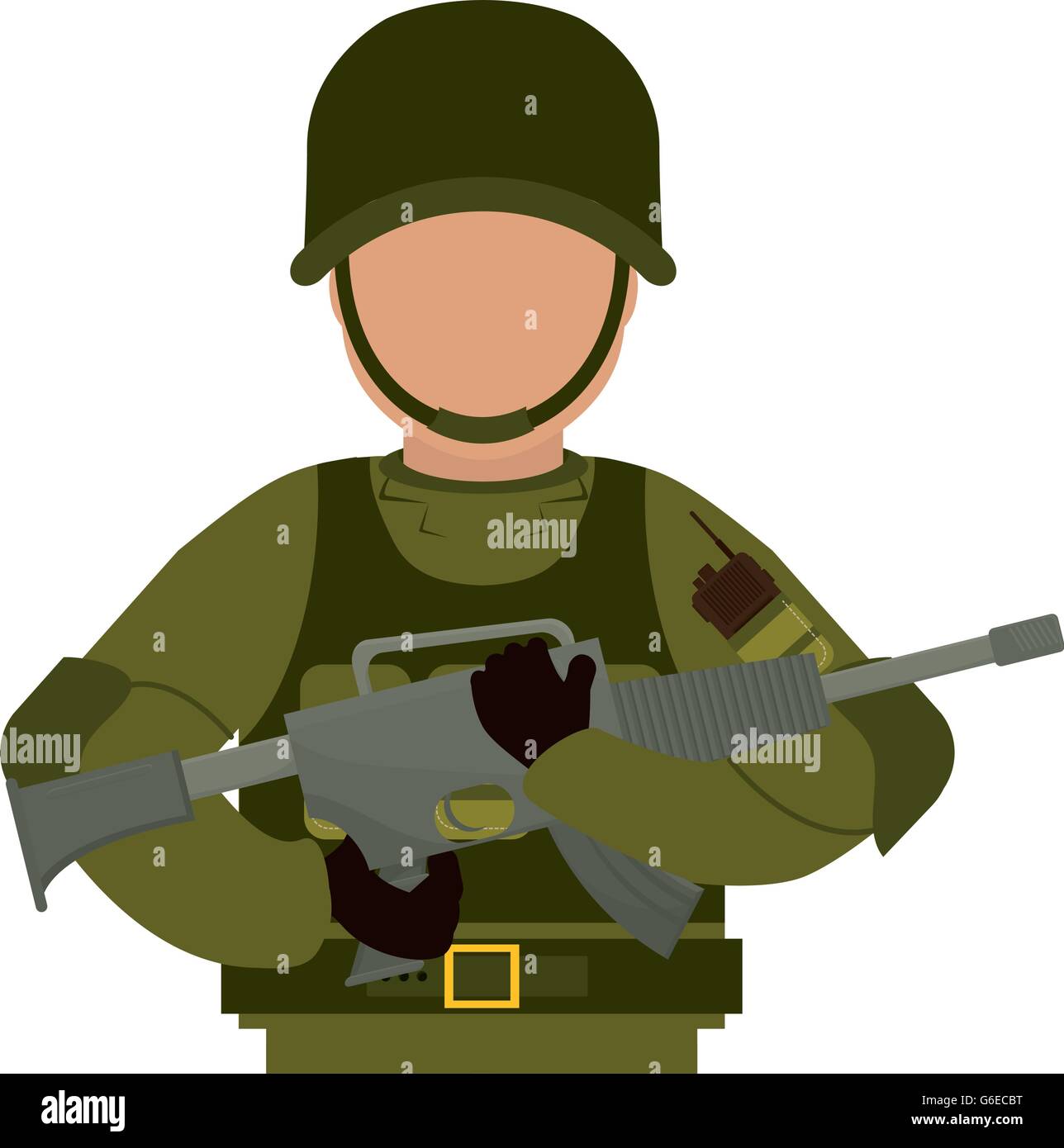 soldier icon. Armed forces. vector graphic Stock Vector Image & Art - Alamy