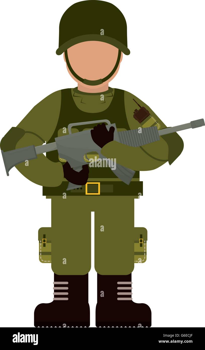 soldier icon. Armed forces. vector graphic Stock Vector Image & Art - Alamy