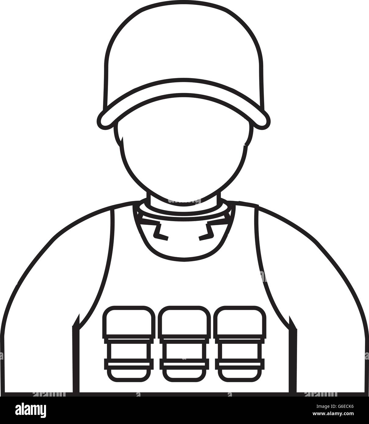 soldier icon. Armed forces. vector graphic Stock Vector Image & Art - Alamy