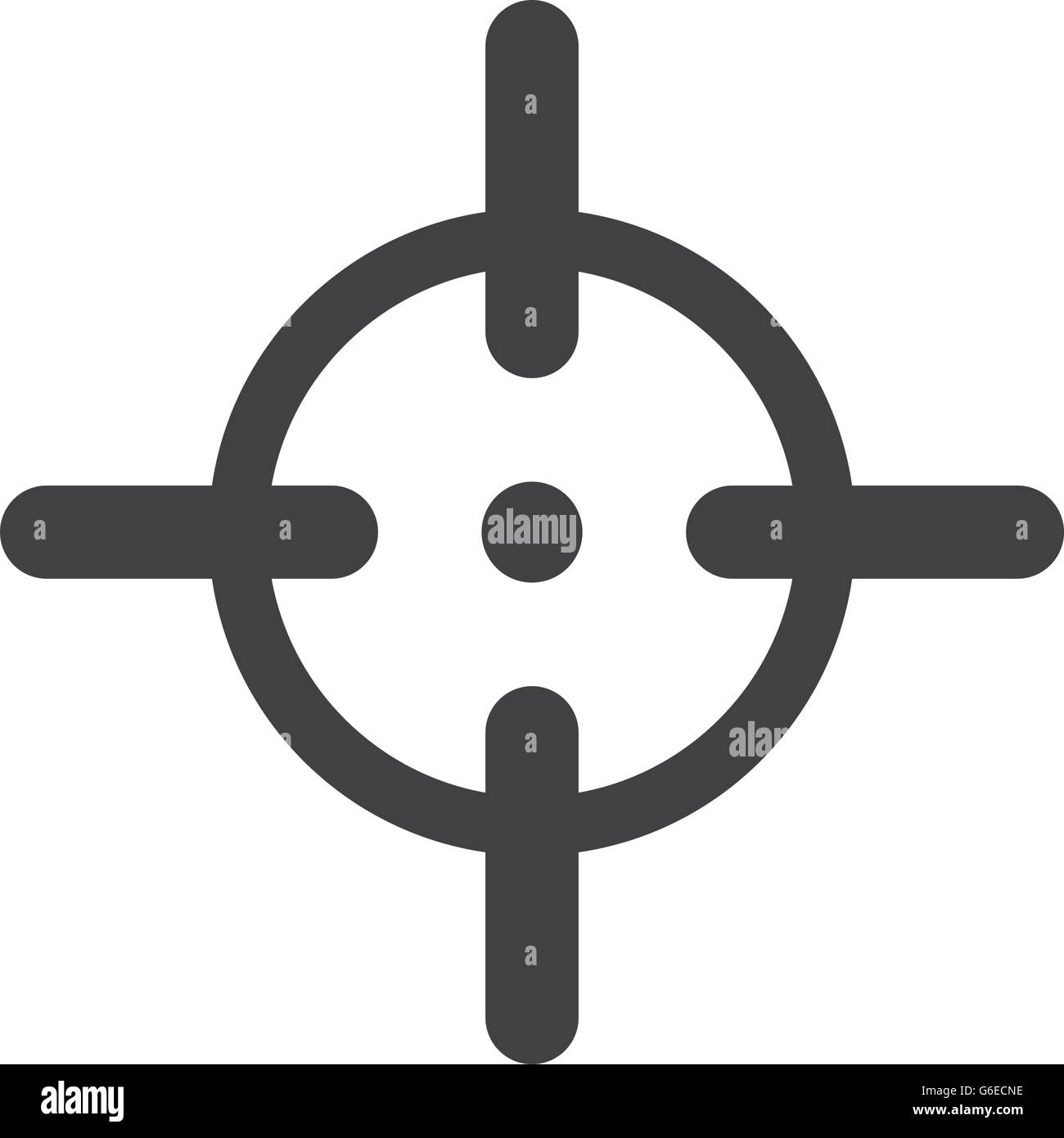 sight icon. Armed forces. vector graphic Stock Vector Image & Art - Alamy