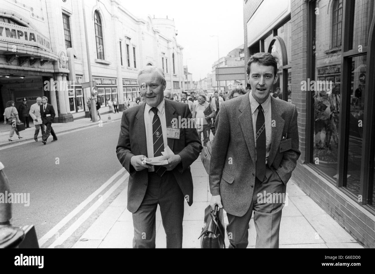Politics - Tony Benn - Labour Party Conference, Blackpool Stock Photo ...