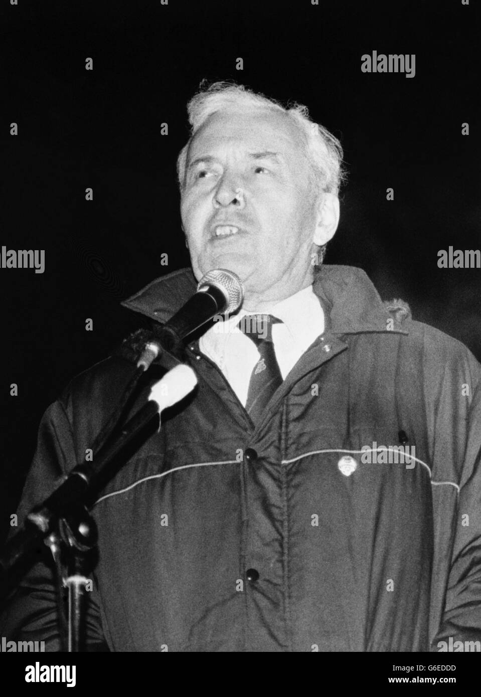 Anthony neil wedgwood tony benn Black and White Stock Photos & Images ...