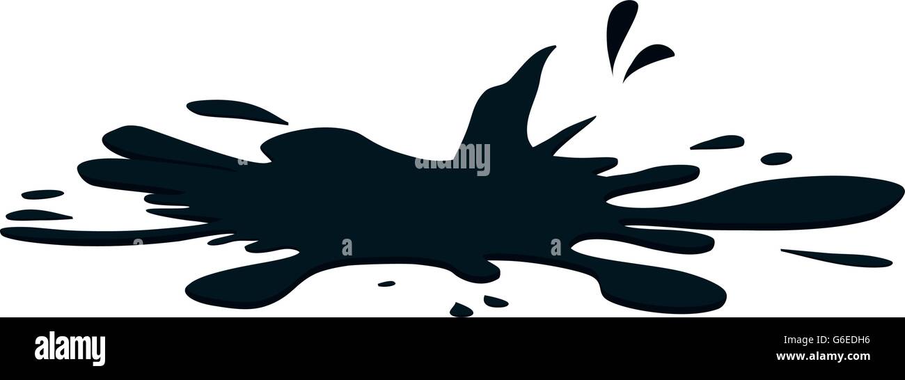 black splash icon. paint design. vector graphic Stock Vector Image ...