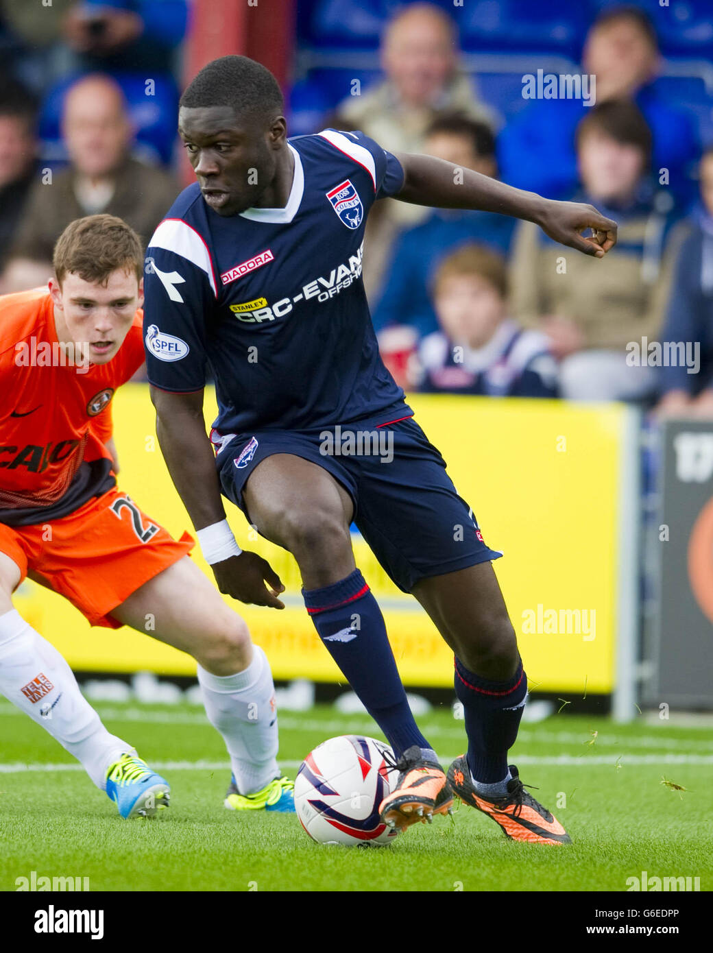 during the Scottish Premiership match at the Global Energy Stadium ...