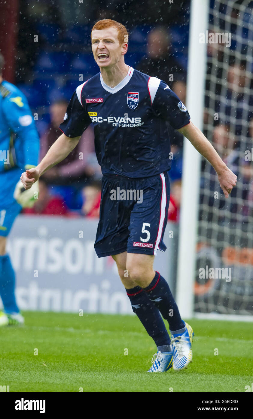 Ross Countys Scott Boyd during the Scottish Premiership match at the ...