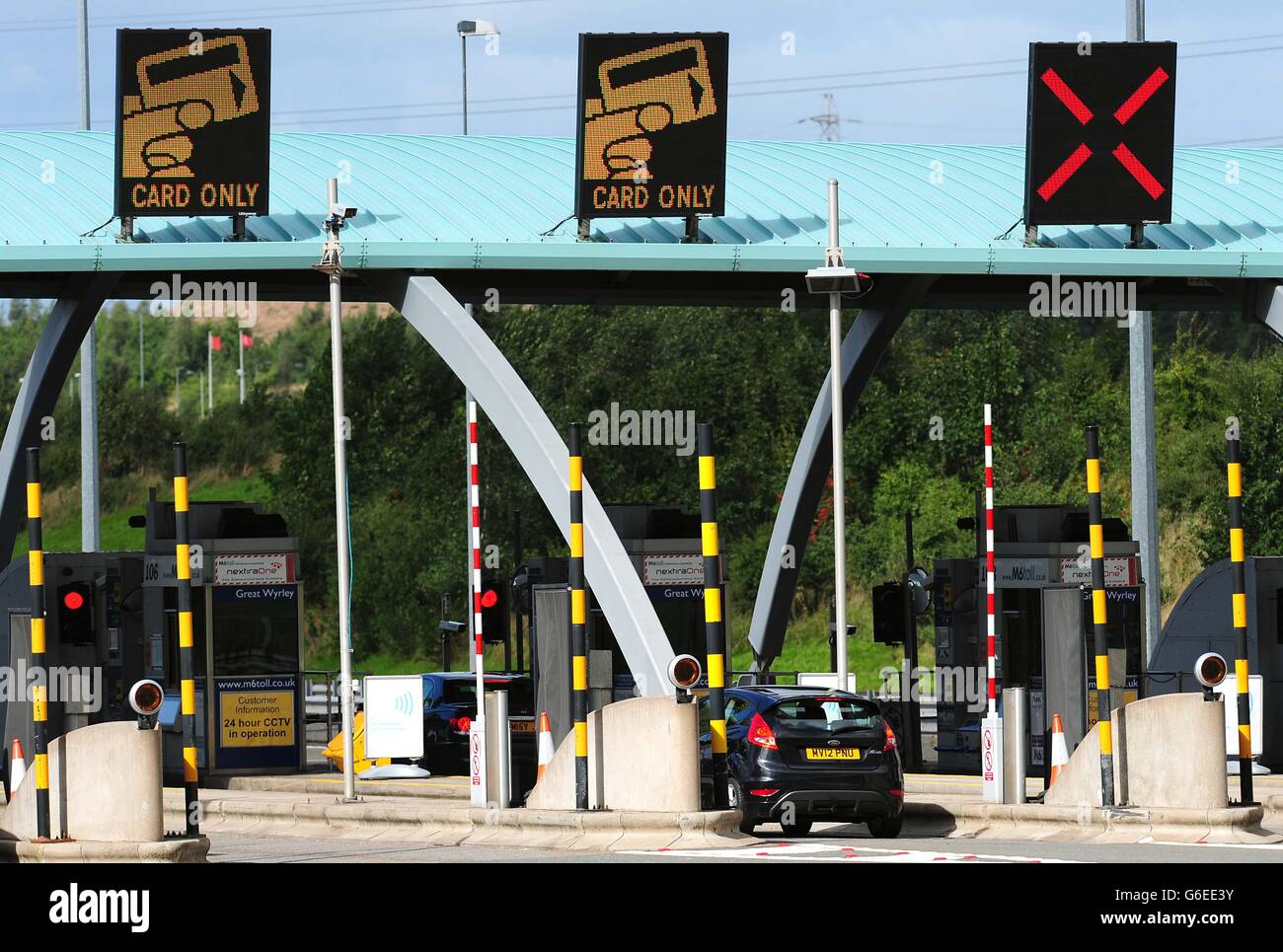 M6 Toll stock Stock Photo - Alamy