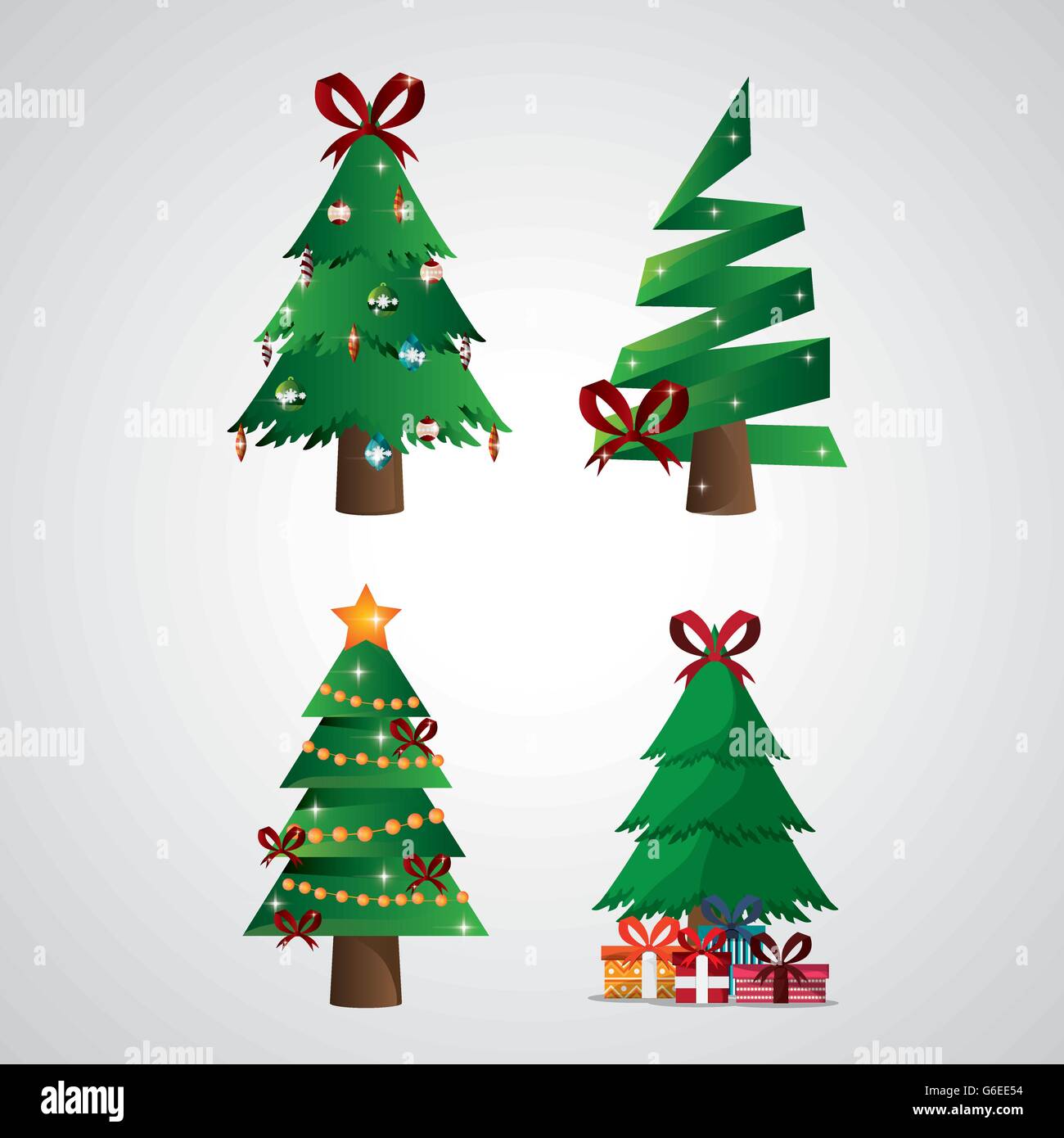 Pine tree icon. Merry Christmas design. vector graphic Stock Vector ...