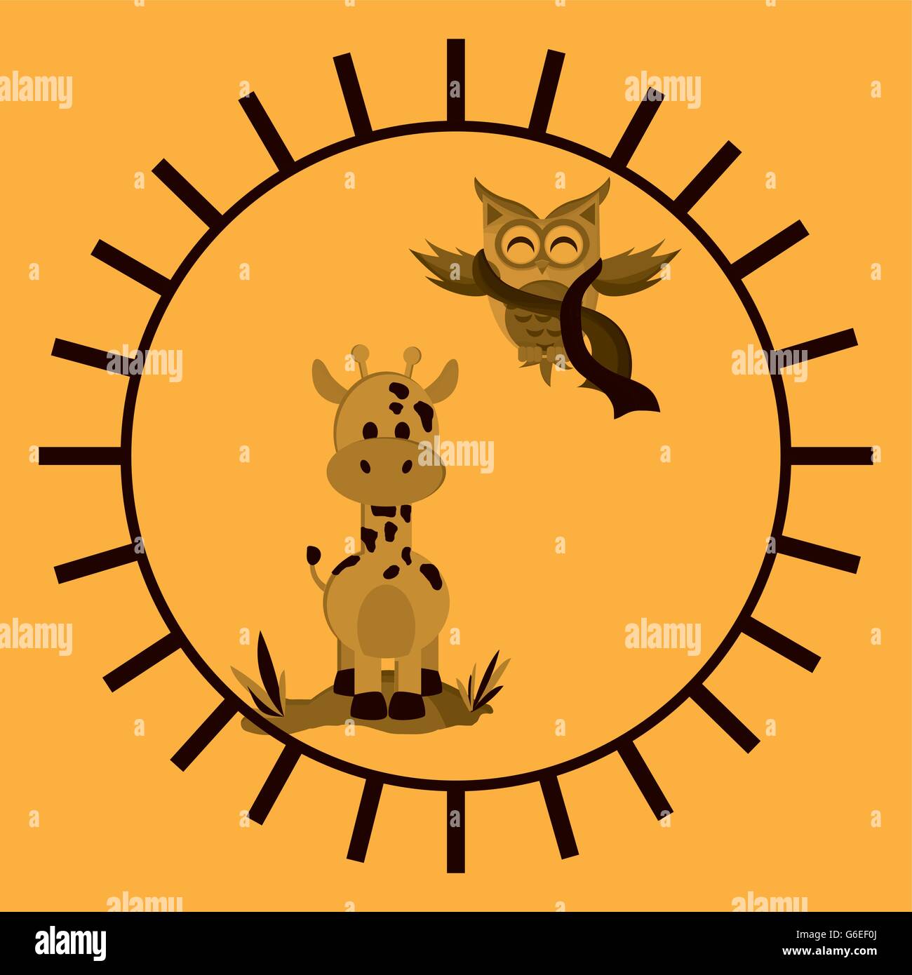 Owl illustrations Stock Vector Images - Alamy