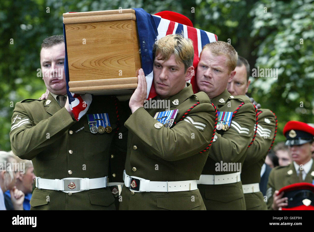 Simon Miller funeral Stock Photo - Alamy