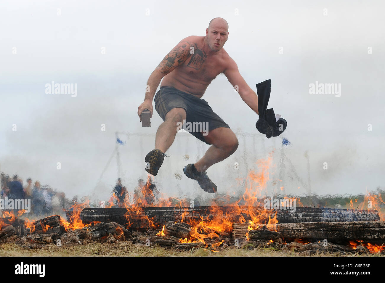 Spartan Super Race Stock Photo - Alamy