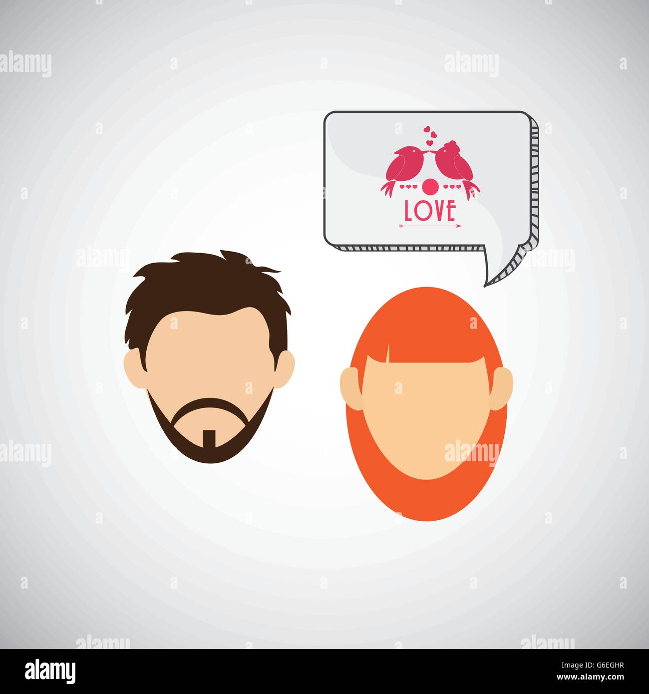 Love design. Romantic icon. Colorfull illustration, vector graph Stock ...