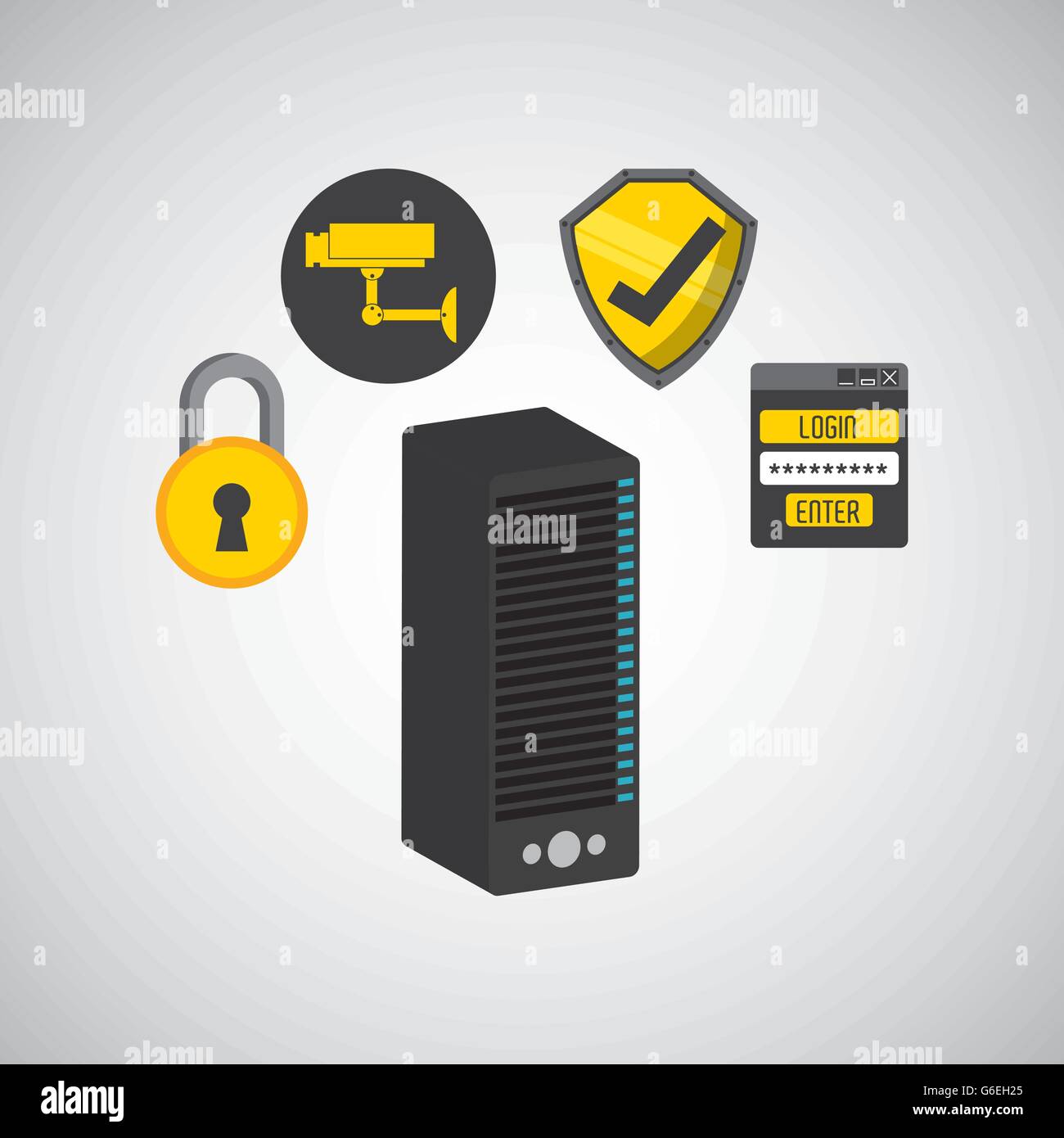 security system design Stock Vector Image & Art - Alamy