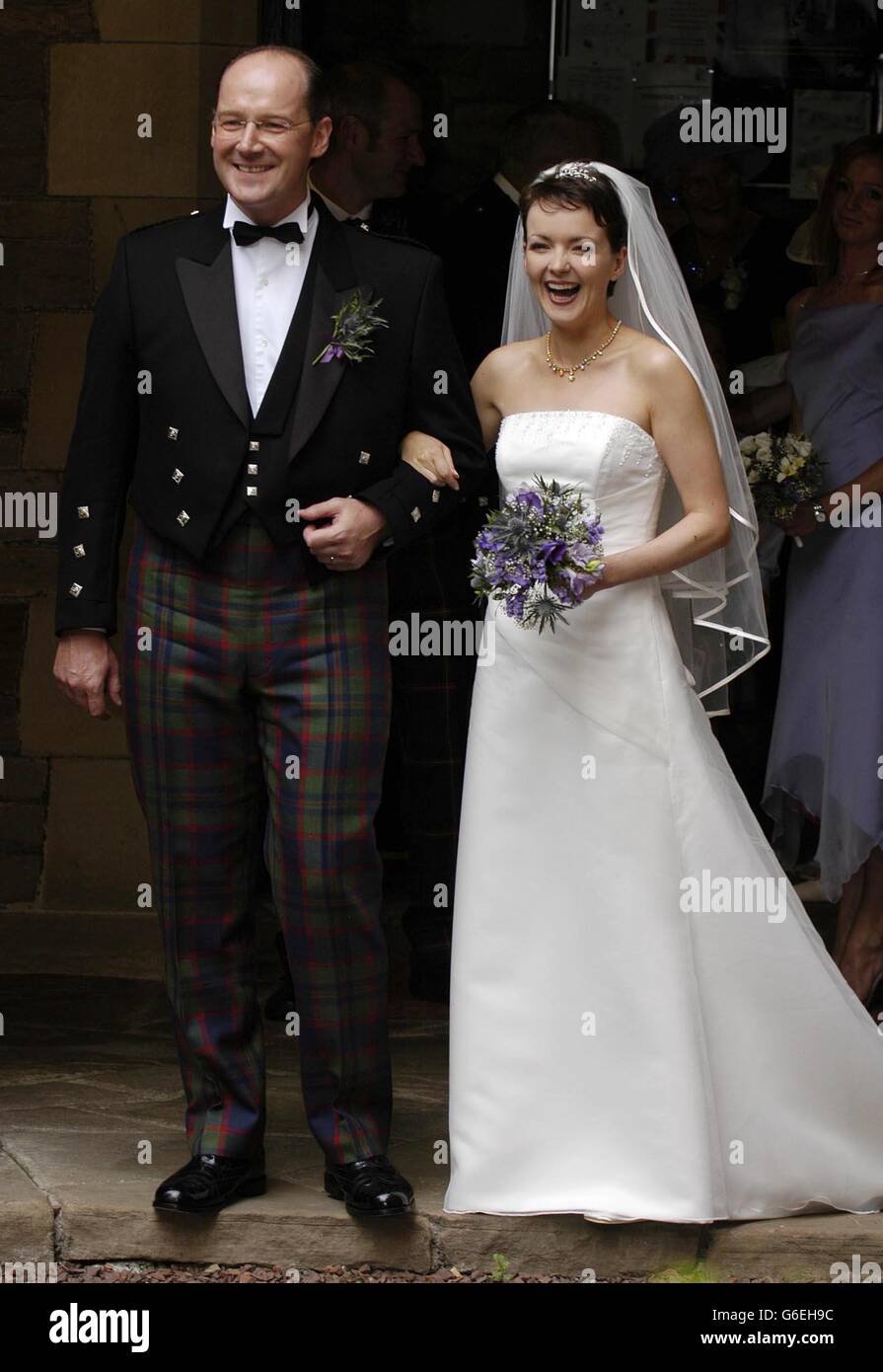Scottish Shadow First Minister John Swinney MSP and his new wife BBC ...