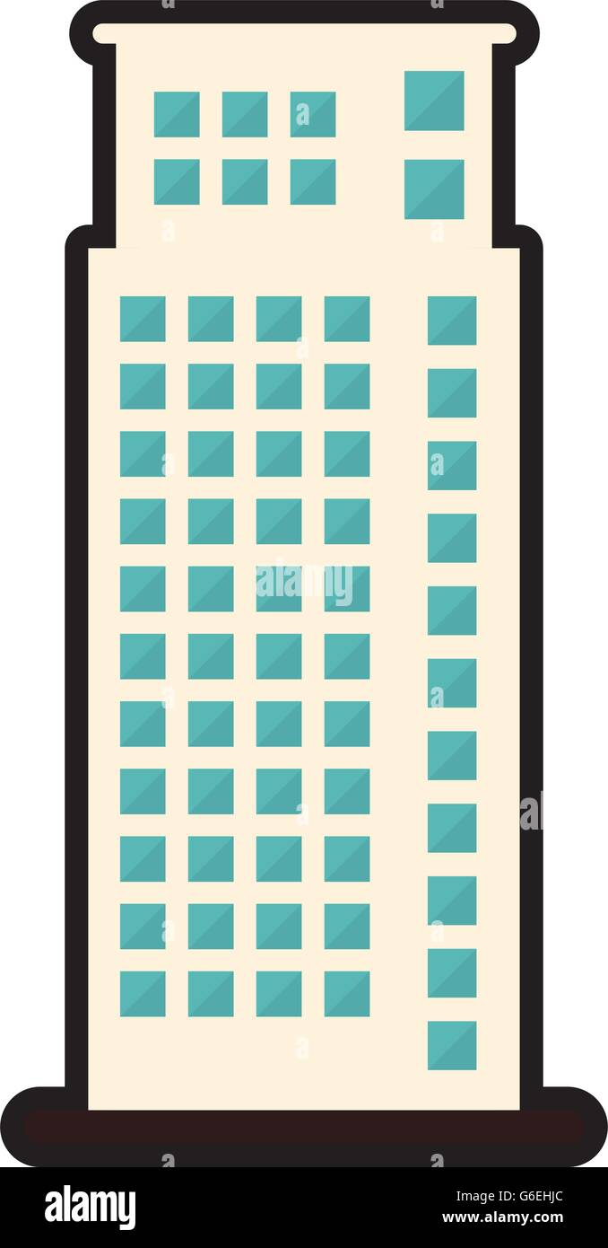 Building icon. Architecture and city. Vector graphic Stock Vector Image ...