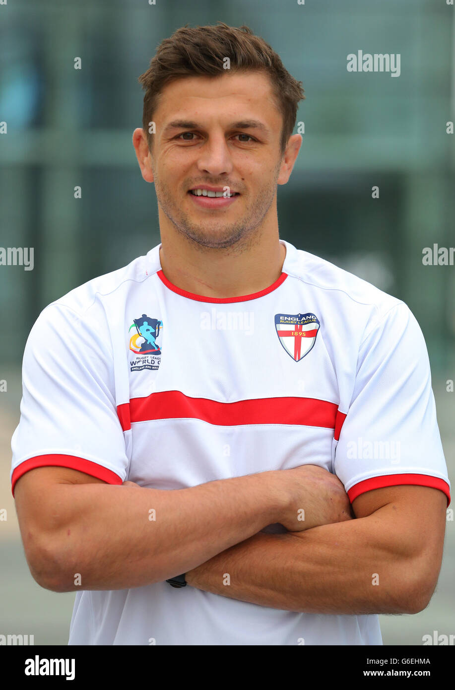 Rugby League - Specsavers Launch Referee Kit - MediaCity Stock Photo ...