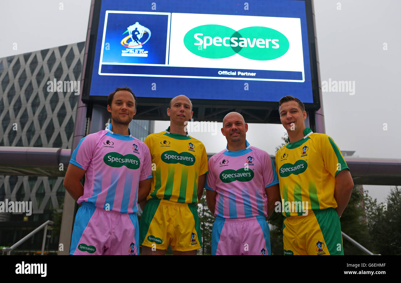 Rugby league referees l r tim roby hi-res stock photography and images ...