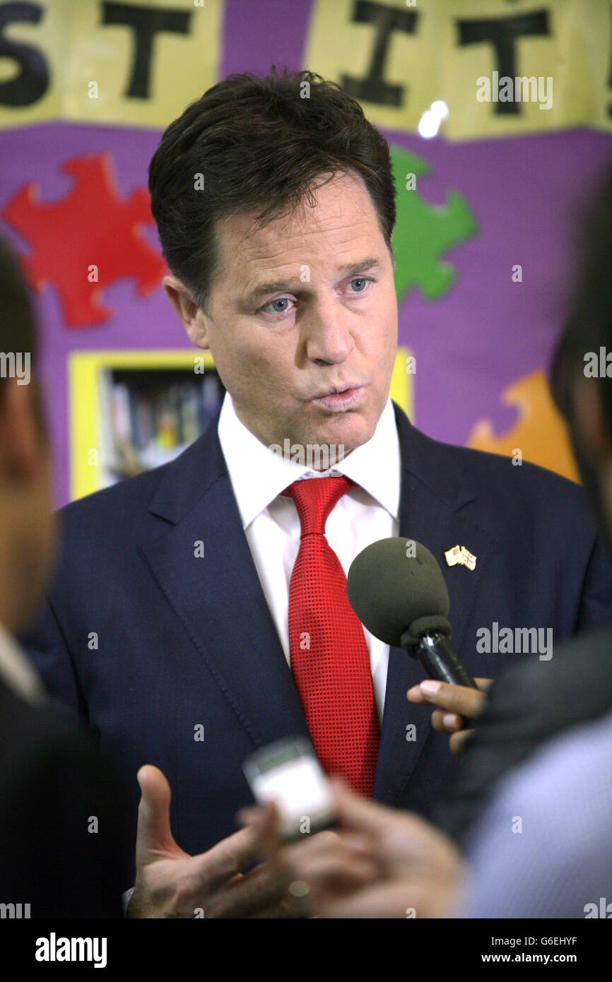 Clegg visits New York Stock Photo - Alamy