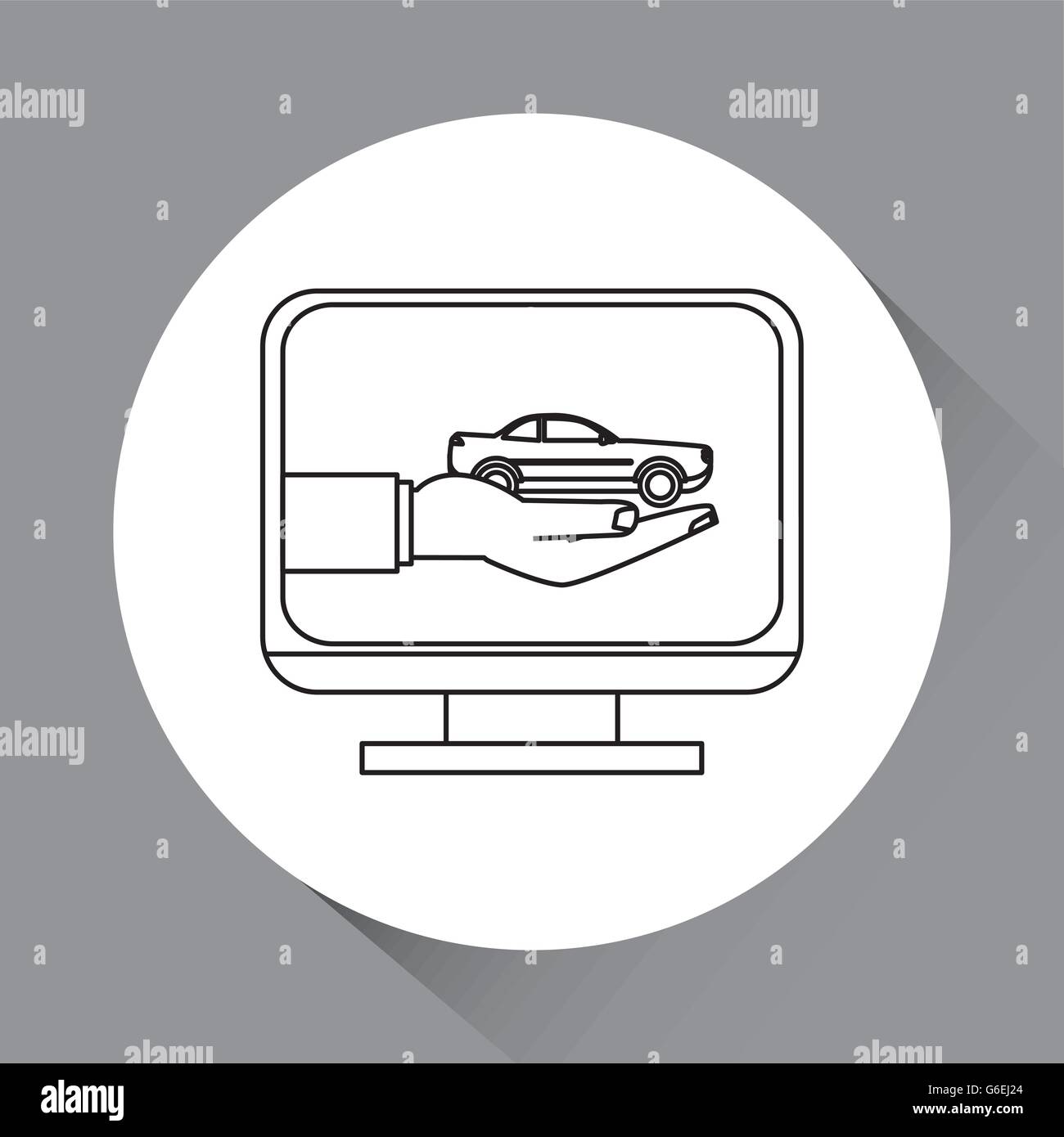 Insuring your car Stock Vector Images - Alamy