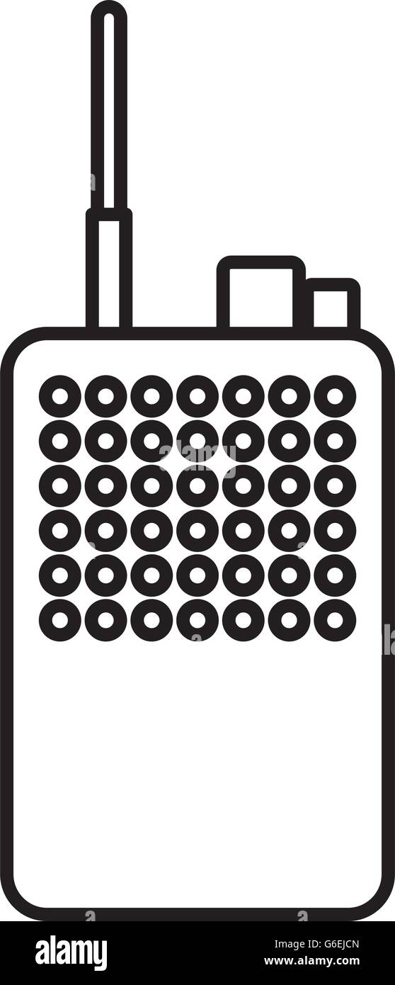 Radio icon. Communication design. vector graphic Stock Vector Image ...