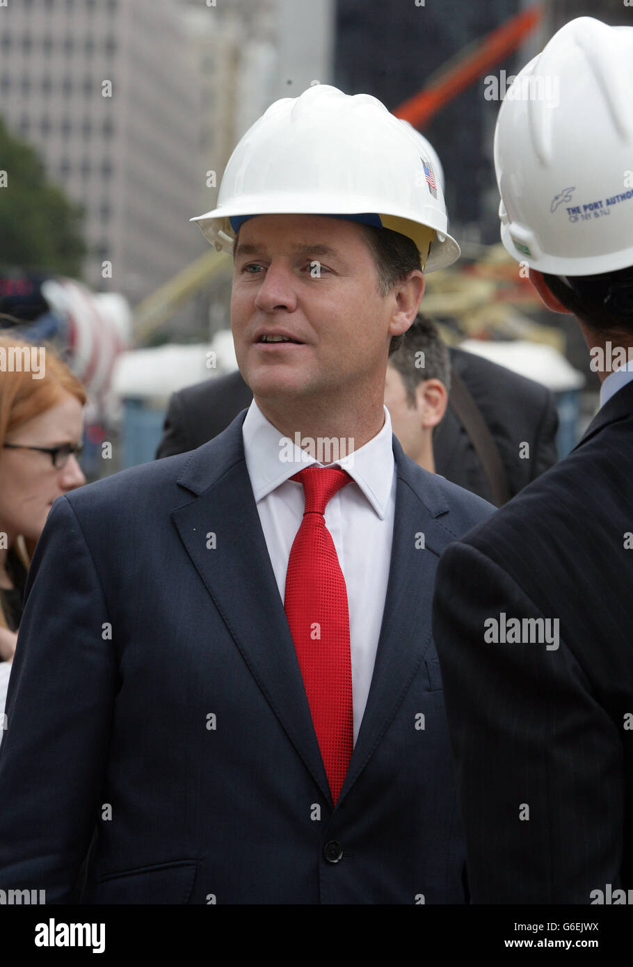 Clegg visits New York Stock Photo - Alamy