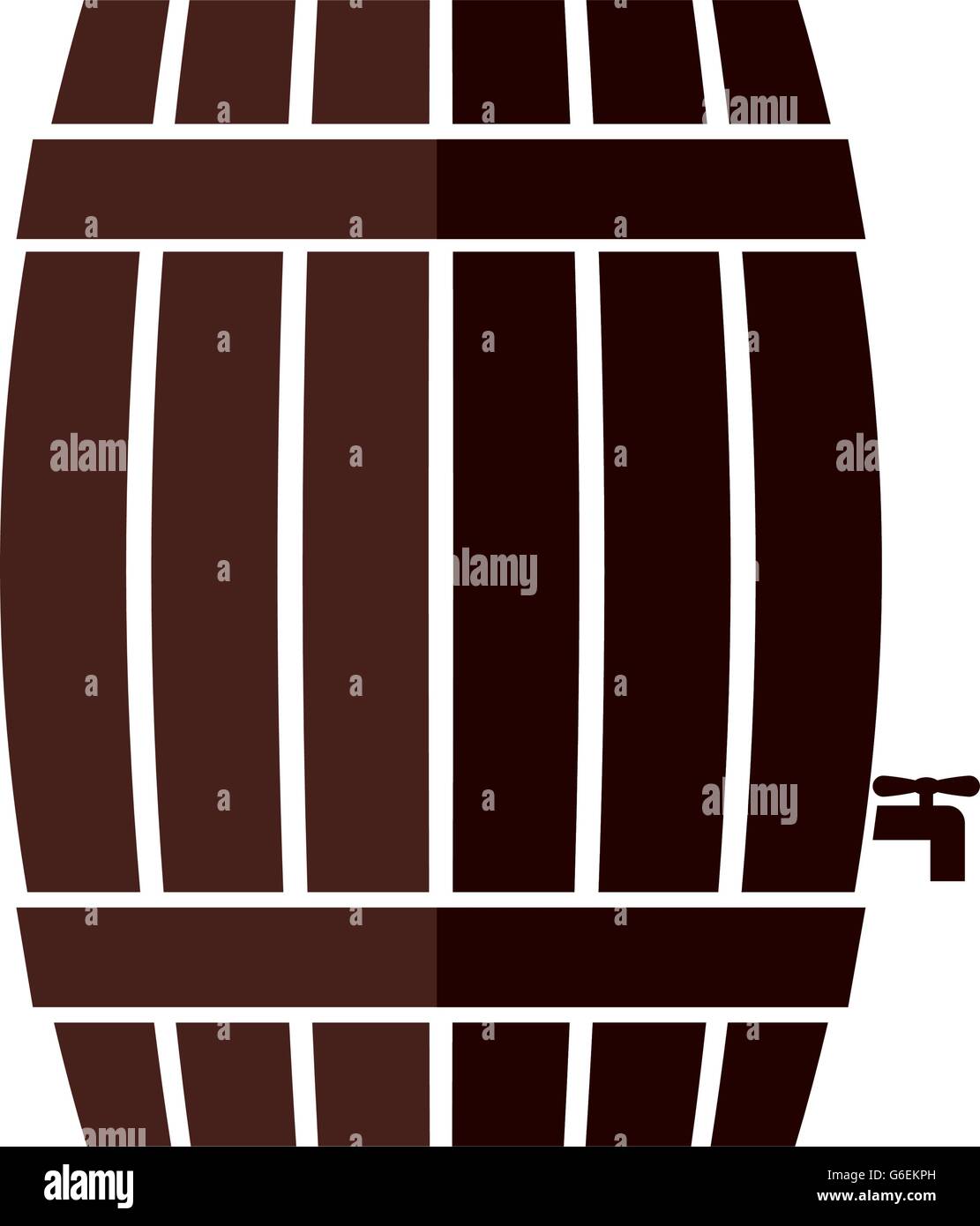 Barrel icon. Beer beverage. vector graphic Stock Vector Image & Art - Alamy