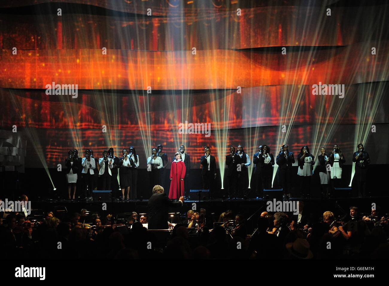 Jack Topping performs at the Classic Brit Awards 2013, Royal Albert ...