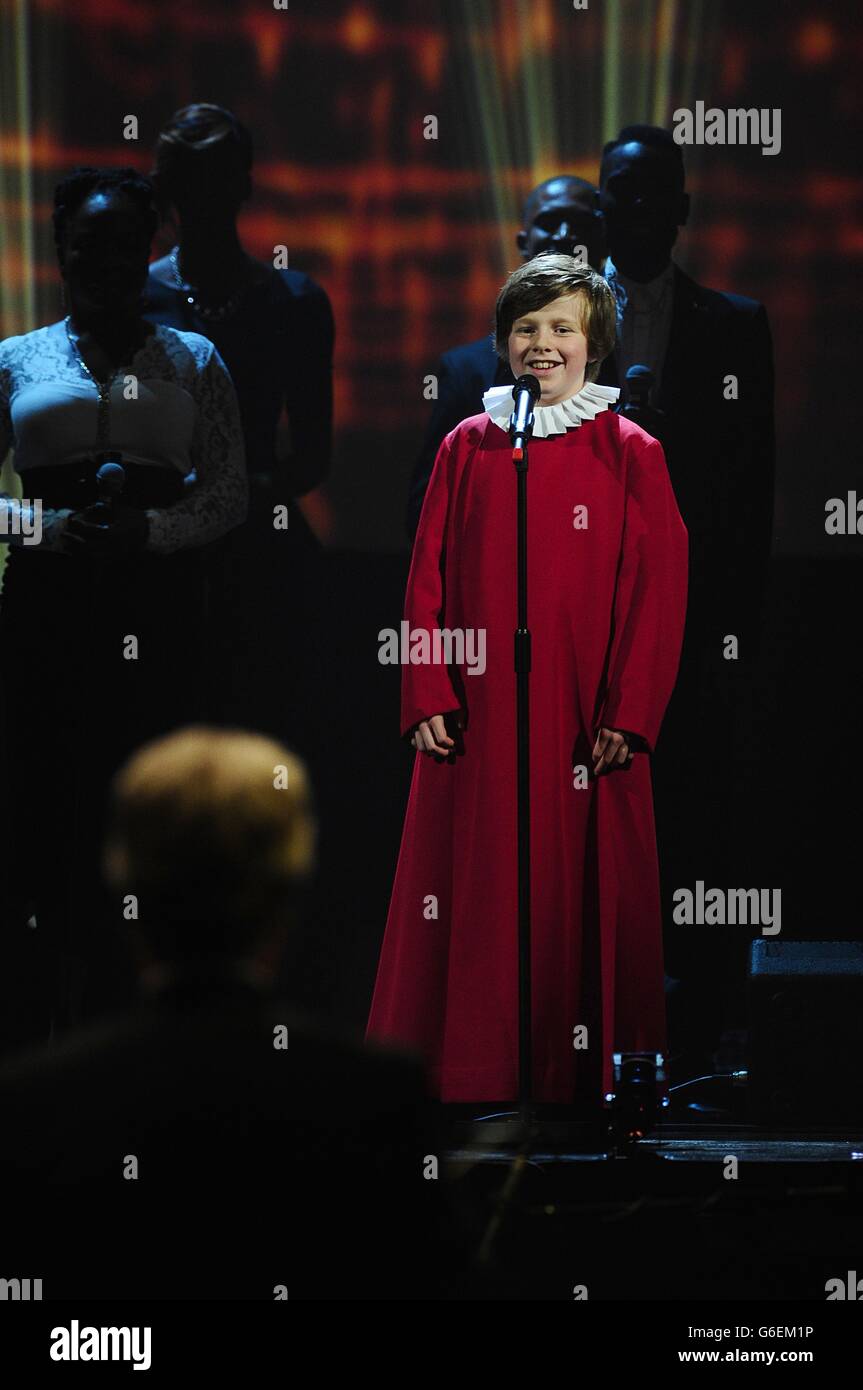Jack Topping performs at the Classic Brit Awards 2013, Royal Albert ...