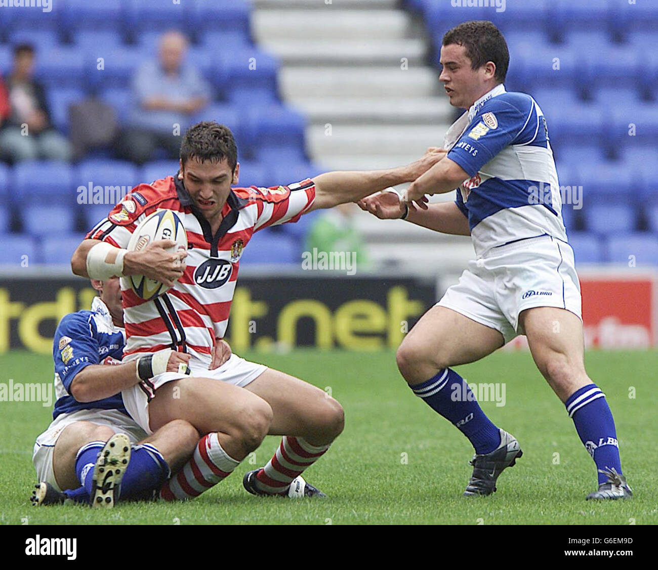 Rugby league super league halifax v wigan hi-res stock photography and ...