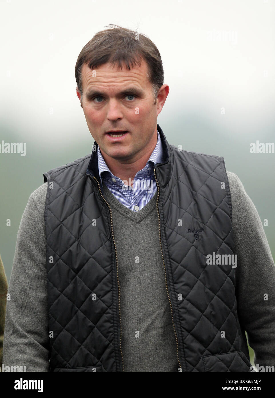 Trainer evan williams at chepstow racecourse hi-res stock photography ...