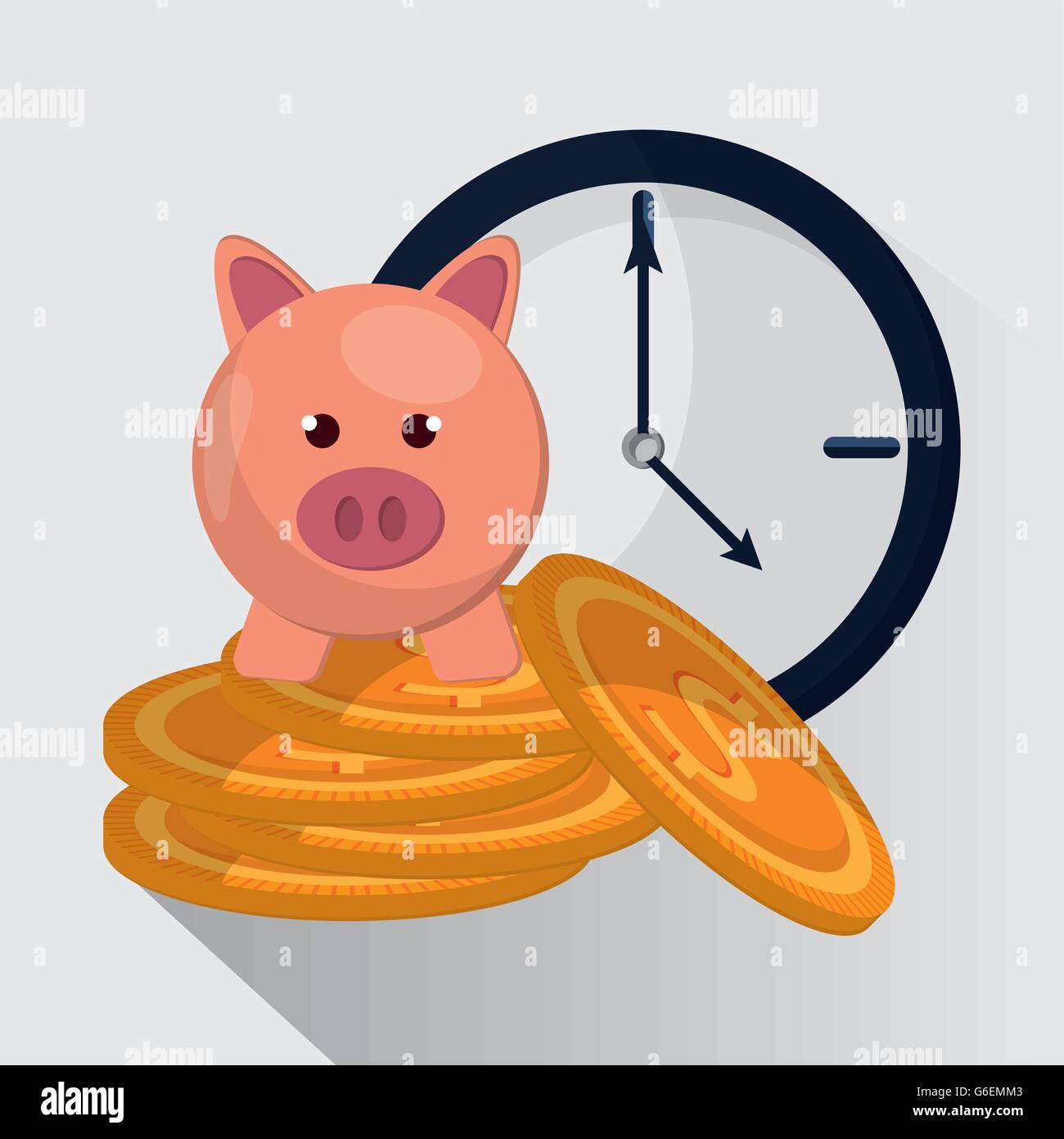 Saving money design Stock Vector Image & Art - Alamy