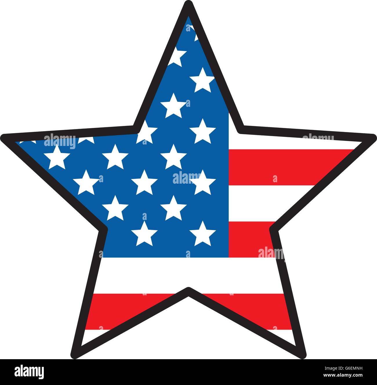 star icon. USA design. vector graphic Stock Vector Image & Art - Alamy
