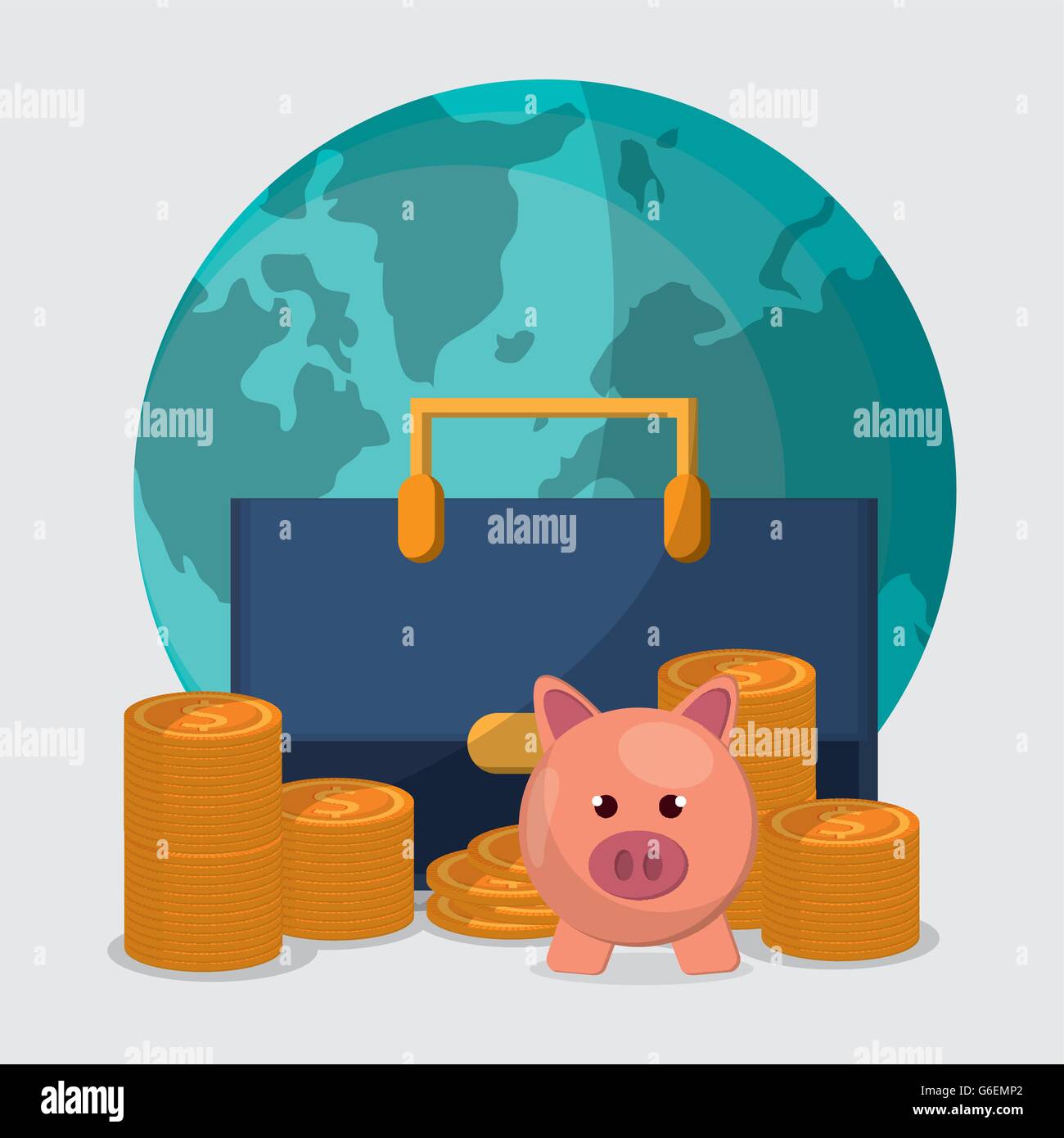 Saving money design Stock Vector Image & Art - Alamy