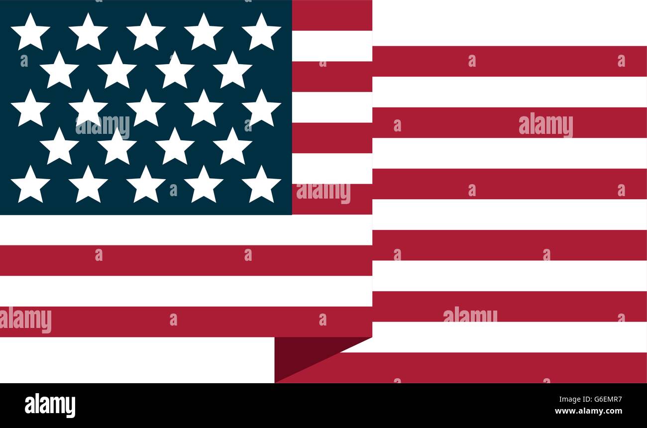 Flaf icon. USA design. vector graphic Stock Vector Image & Art - Alamy