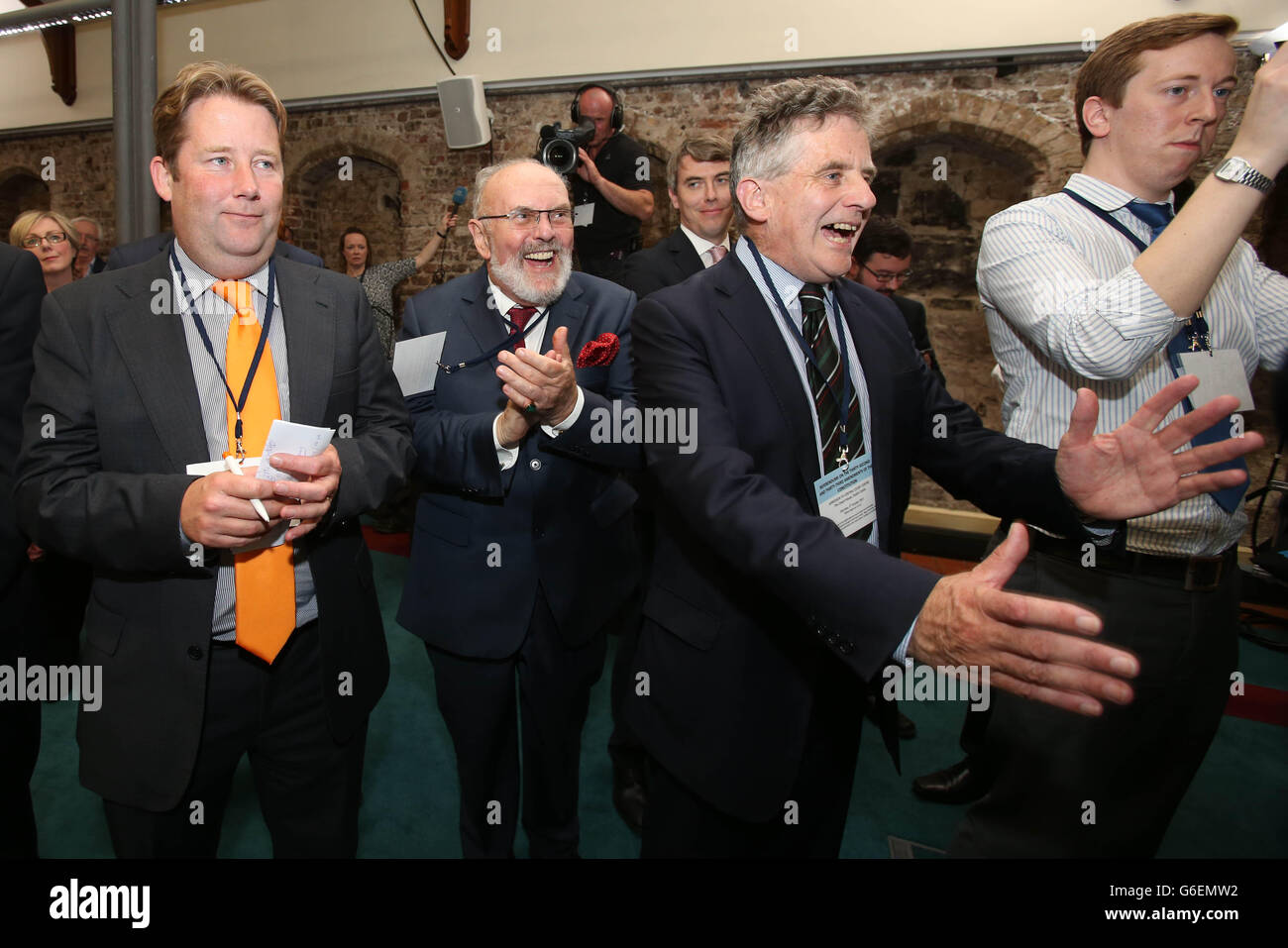 (Left - right) Senators Darragh O'Brien, David Norris and Sean Barrett ...