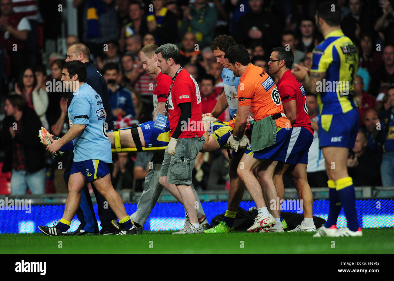 Is Carried Off On Stretcher High Resolution Stock Photography and ...