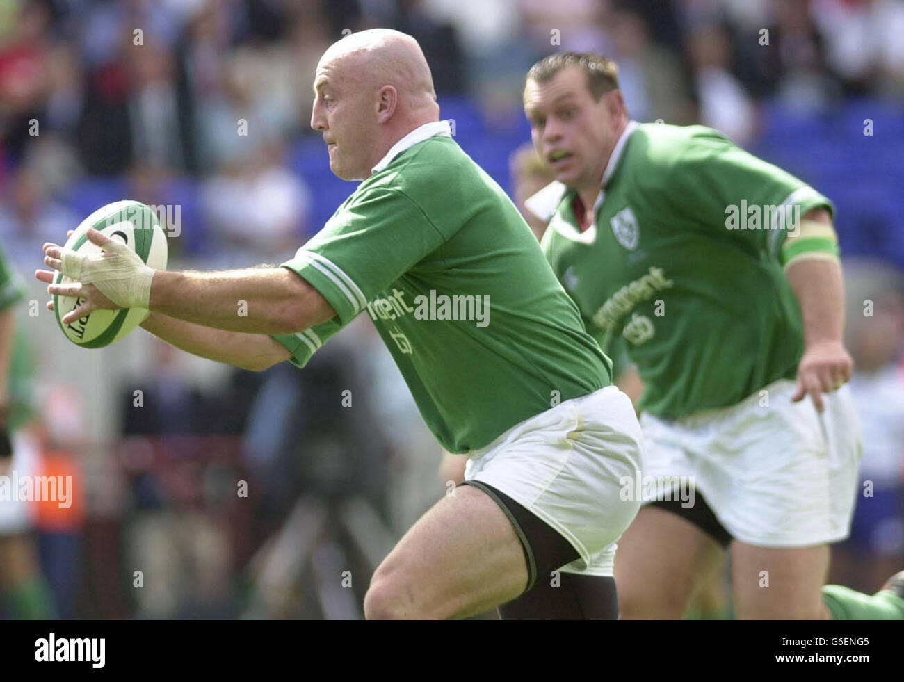 Ireland hooker, Keith Wood, back in action after injury problems, in ...