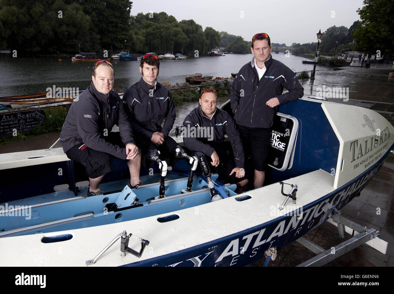 James kayll and cayle royce from the row2recovery team hi-res stock ...