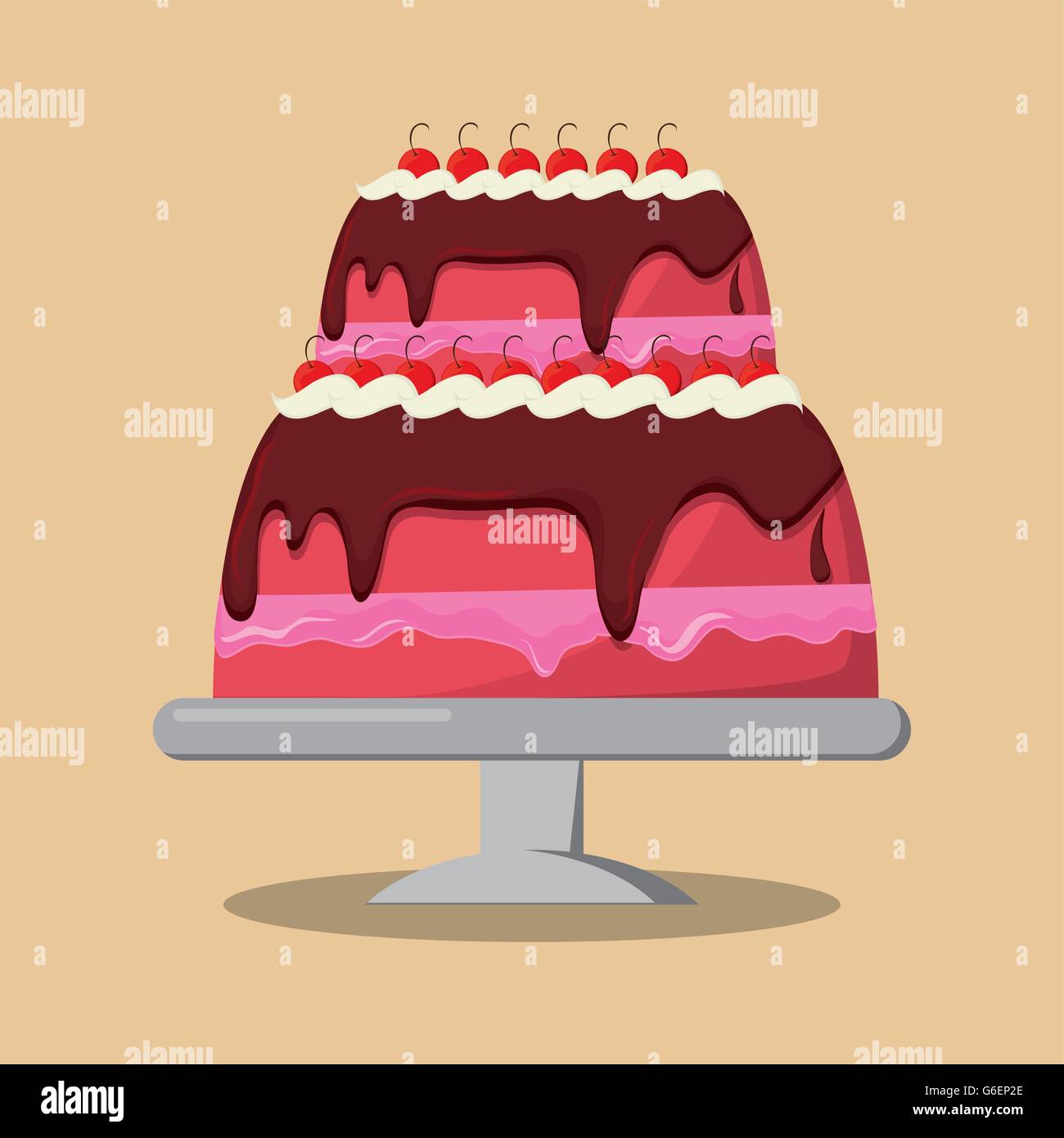 Bakery and cake design Stock Vector Image & Art - Alamy
