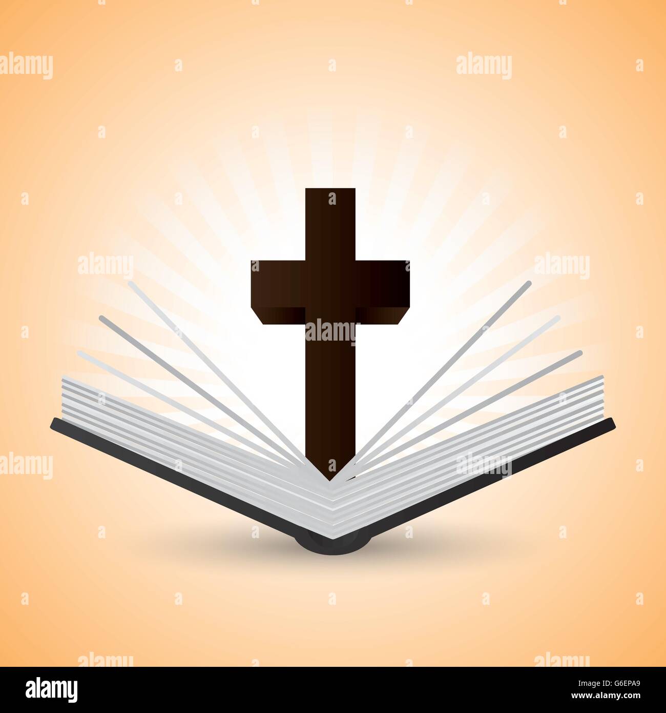 Bible design. Book icon. Flat illustration Stock Vector Image & Art - Alamy