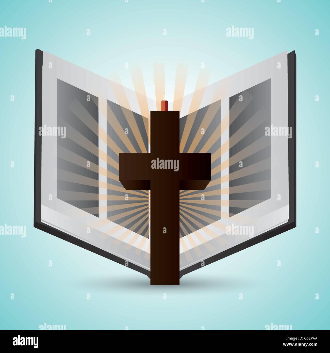 Bible design. Book icon. Flat illustration Stock Vector Image & Art - Alamy