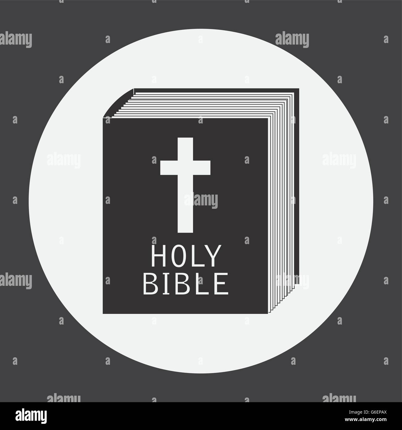 Bible design. Book icon. Flat illustration Stock Vector Image & Art - Alamy