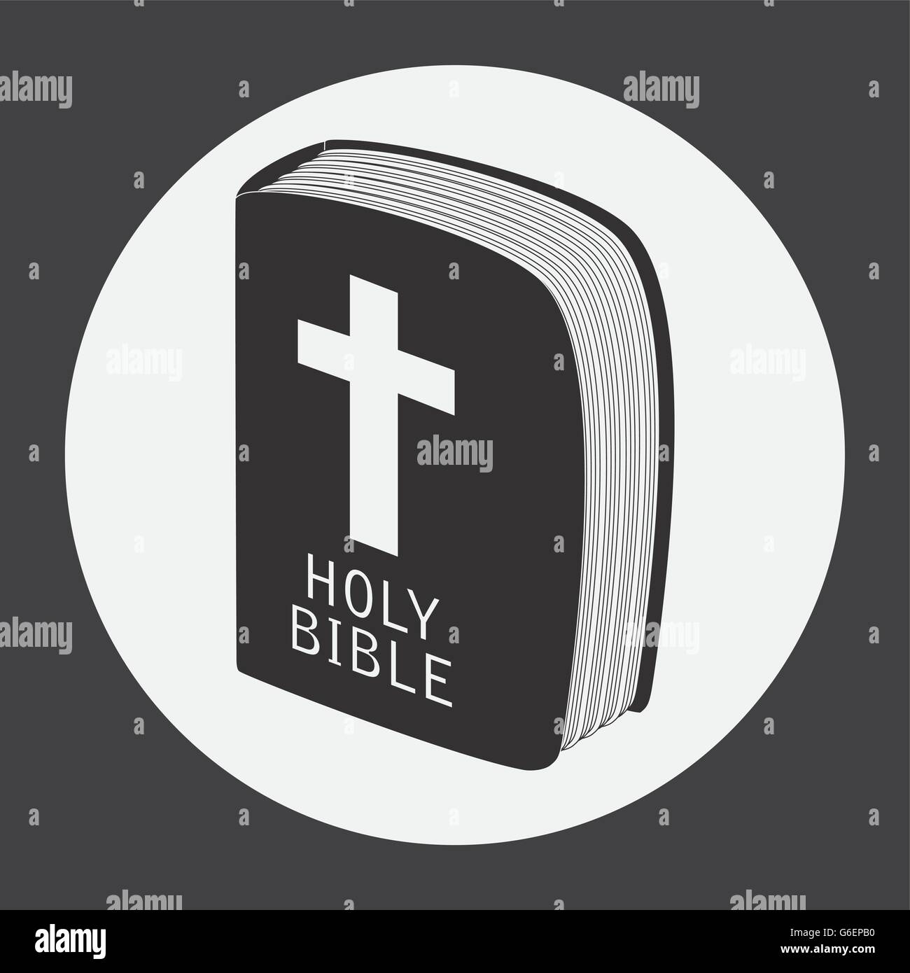 Bible design. Book icon. Flat illustration Stock Vector Image & Art - Alamy