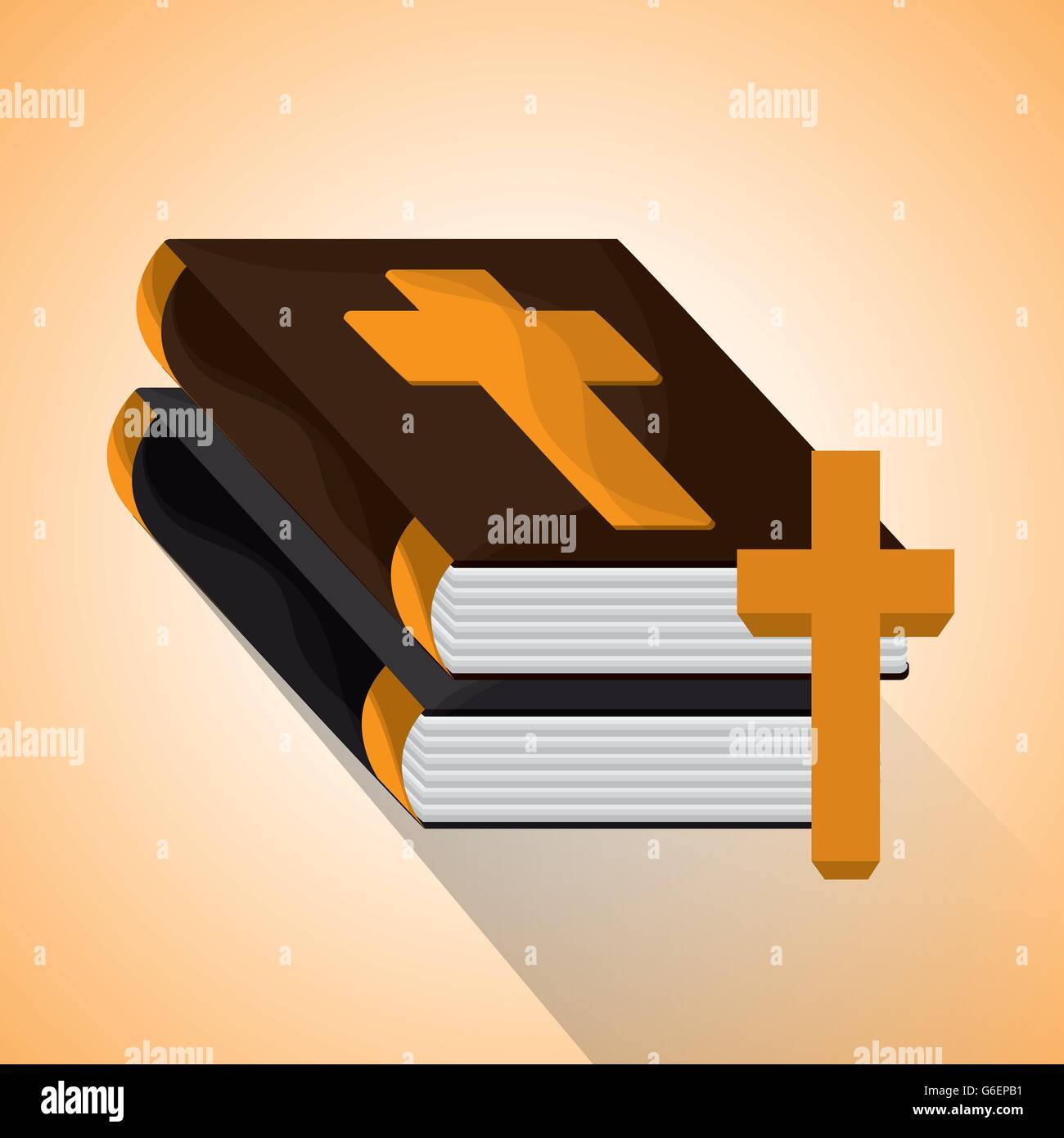 Bible design. Book icon. Flat illustration Stock Vector Image & Art - Alamy