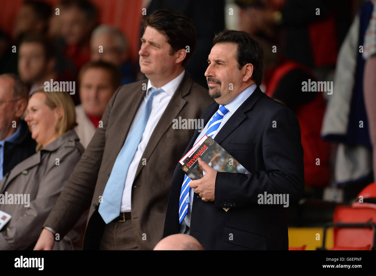 Coventry city chief executive tim fisher right in the stands hi-res ...